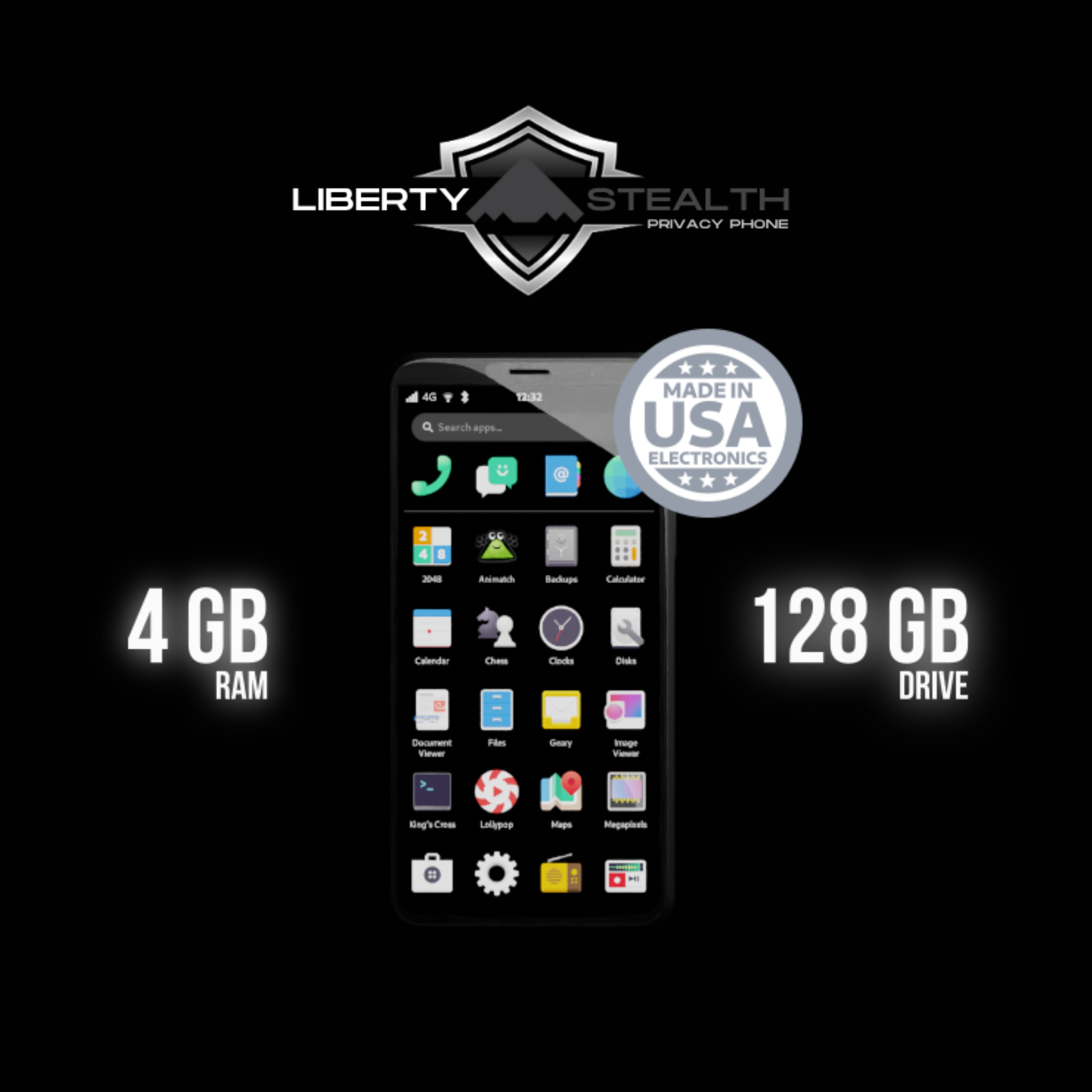 Liberty Stealth Phone - Specifications